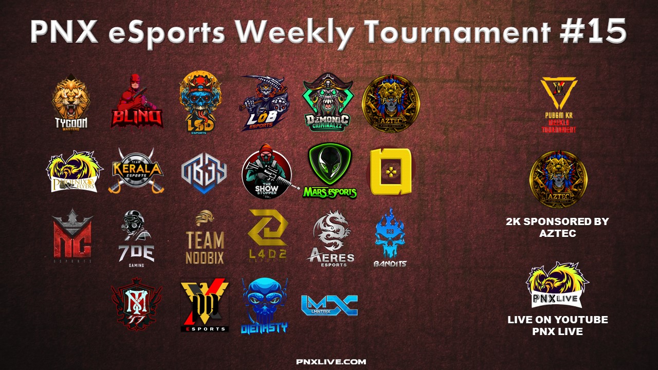 PNX eSports Weekly Tournament #15 Point Table - PNX Live